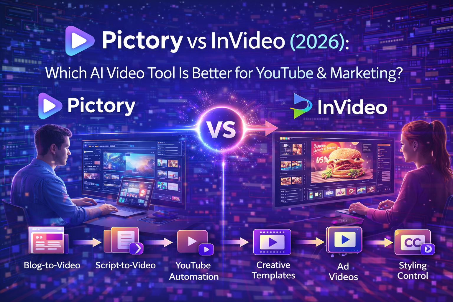 Pictory vs InVideo (2026 Comparison)